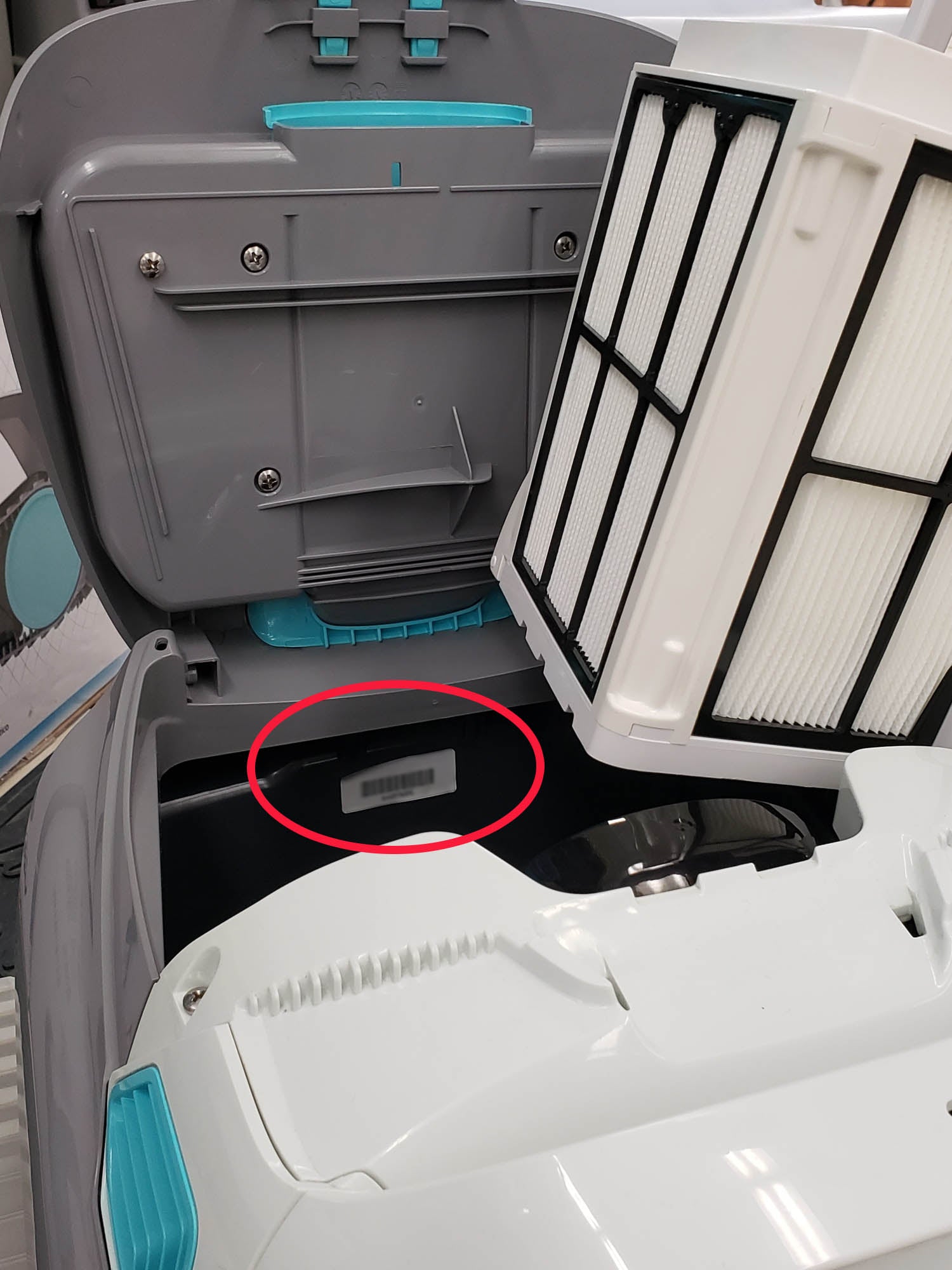 Find Your Nautilus CC Robot Serial Number